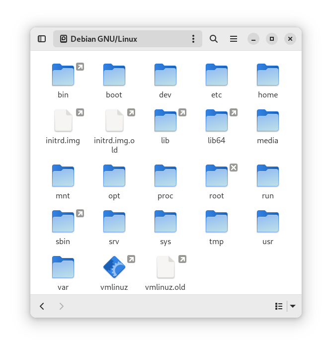 El árbol de directorios Linux